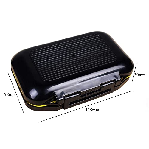 WDSHY 12 Compartments Plastic Fishing Box Bait Two-Color Fishing Tackle Boxes Fish Lures Hooks Storage Accessories (Color : D)