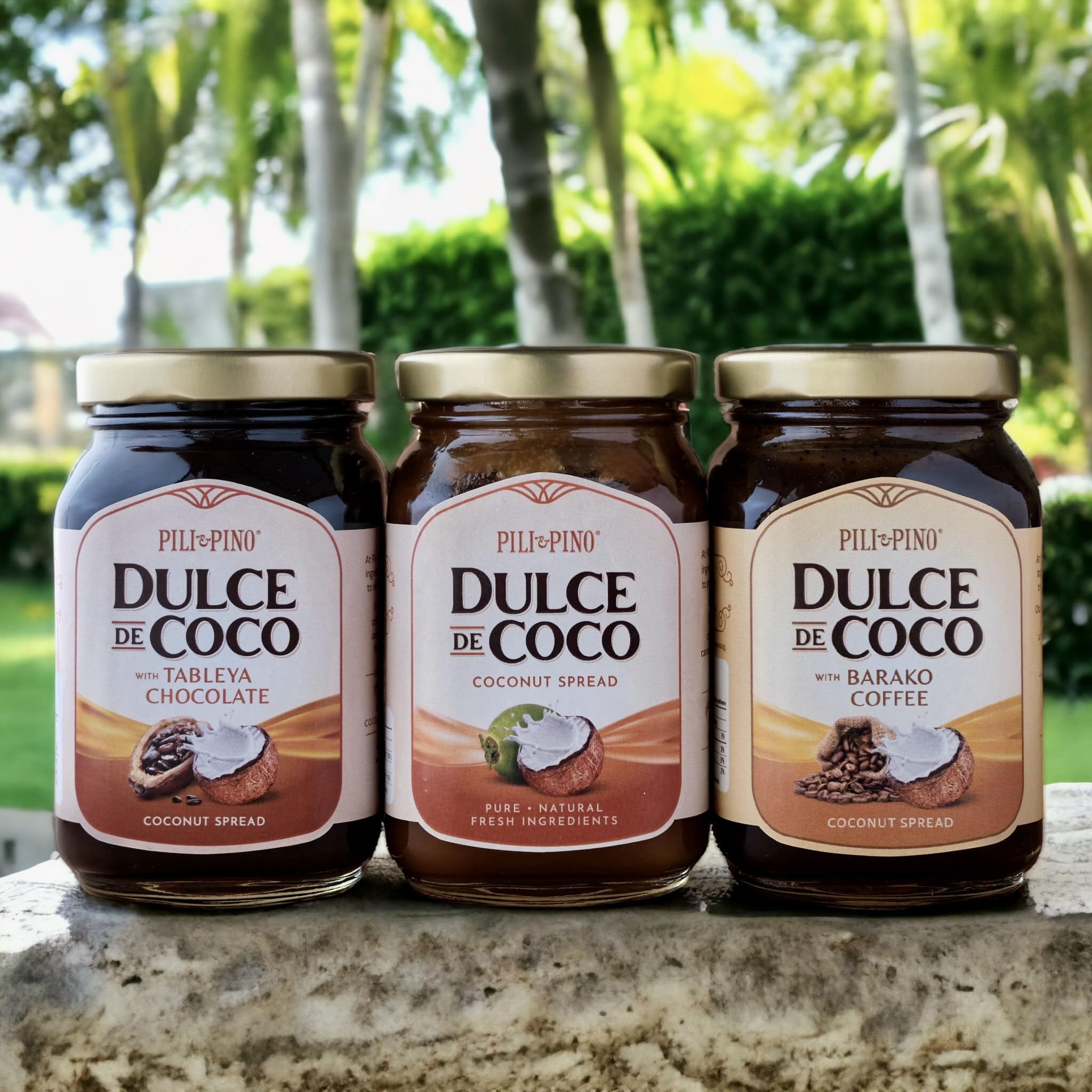 PILI&PINO Dulce De Coco Original Coconut Spread 280g (9.9oz)