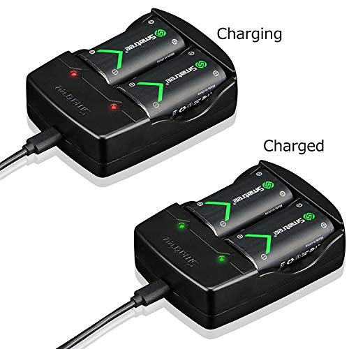 Smatree Xbox One Controller Battery, 4 Pack Rechargeable Battery Compatible with Xbox Series X/S/Xbox One/Xbox One S/Xbox One X/Xbox One Elite Wireless Controller