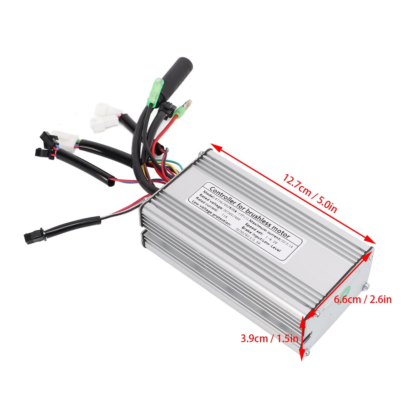 VBESTLIFE 22A 36V 48V Electric Controller, Electric Bike Controller Upgrade Part for Kunteng LED790‑900S LCD1‑LCD8 All Meters