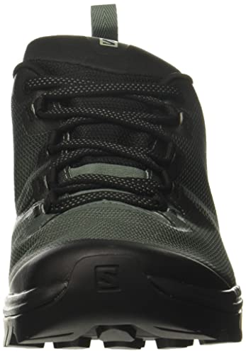 Salomon VAYA Gore-TEX Hiking Shoes for Women, Black/Balsam Green/Black, 6