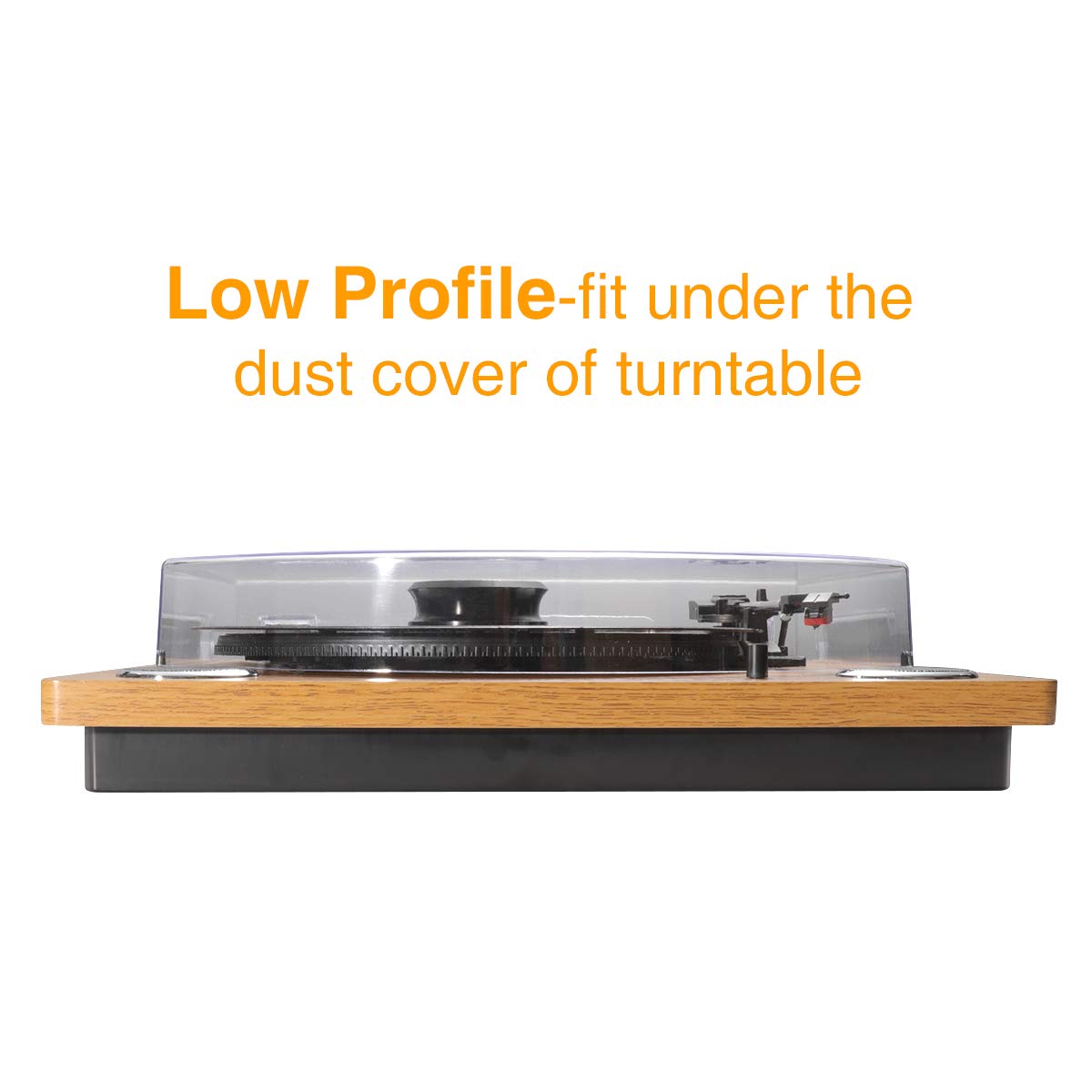 Record Weight Stabilizer by FEMELI,Turntable Weight Clamps-Low Profile to Fits Under Dust Cover of Turntable Vinyl Disc LP Record Player (Black)