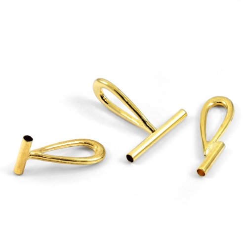 Pin to Pendant Converters - Goldtone - Set of 3
