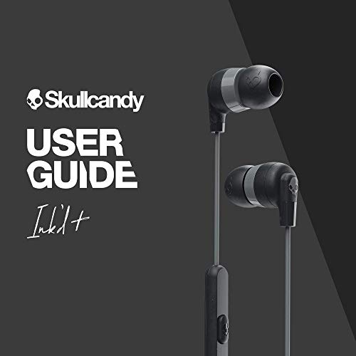 Skullcandy The Original Essential. Skullcandy Ink'D+ Earbuds, Black (S2Imy,M448) (Renewed)