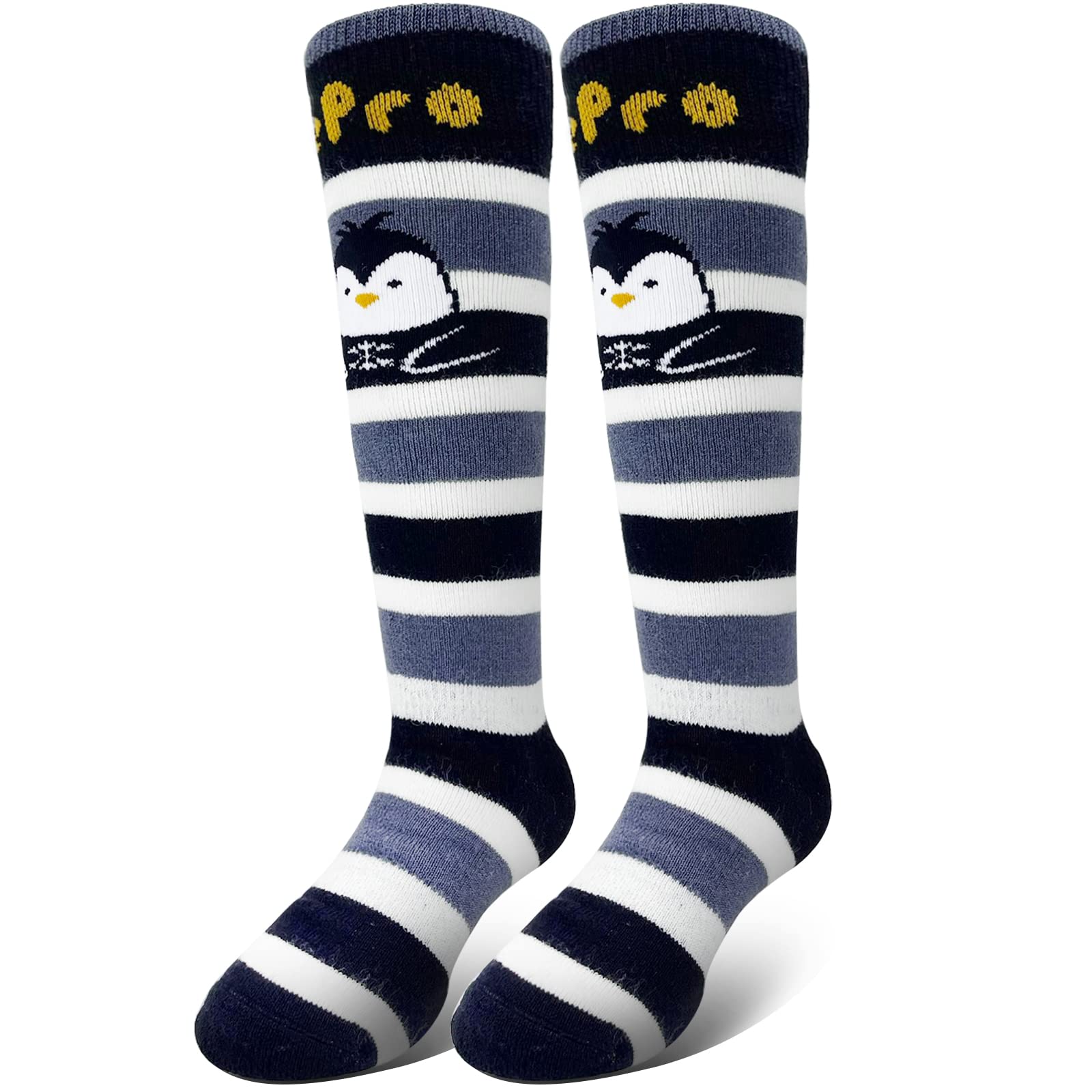 Yepro Kids Merino Wool Socks, Winter Socks for Boys & Grils, Thermal socks for Skiing, Snowboarding, Skating, Running, Hiking