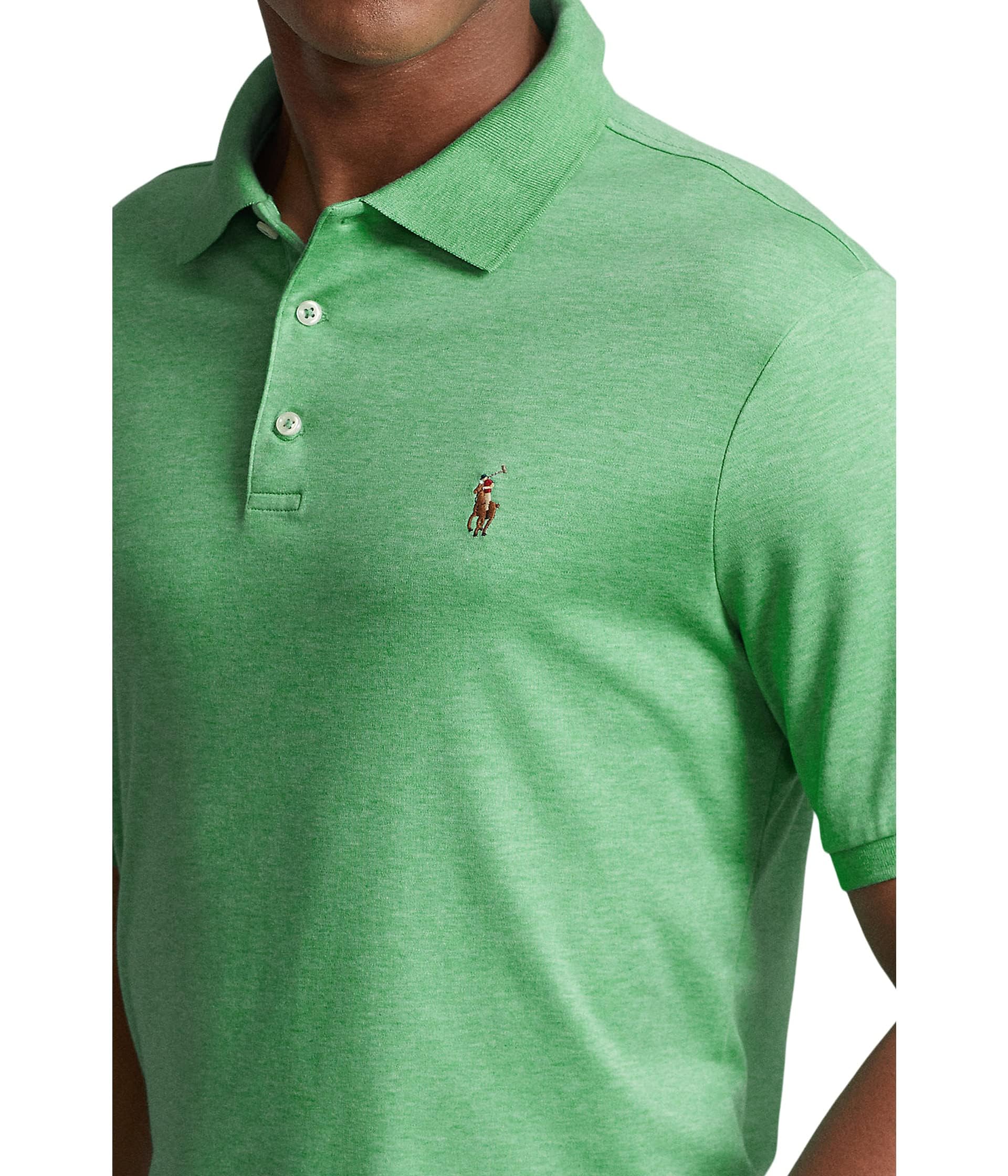 Polo Ralph Lauren Men Medium Fit Soft Touch Polo Shirt, Newport Navy, Large