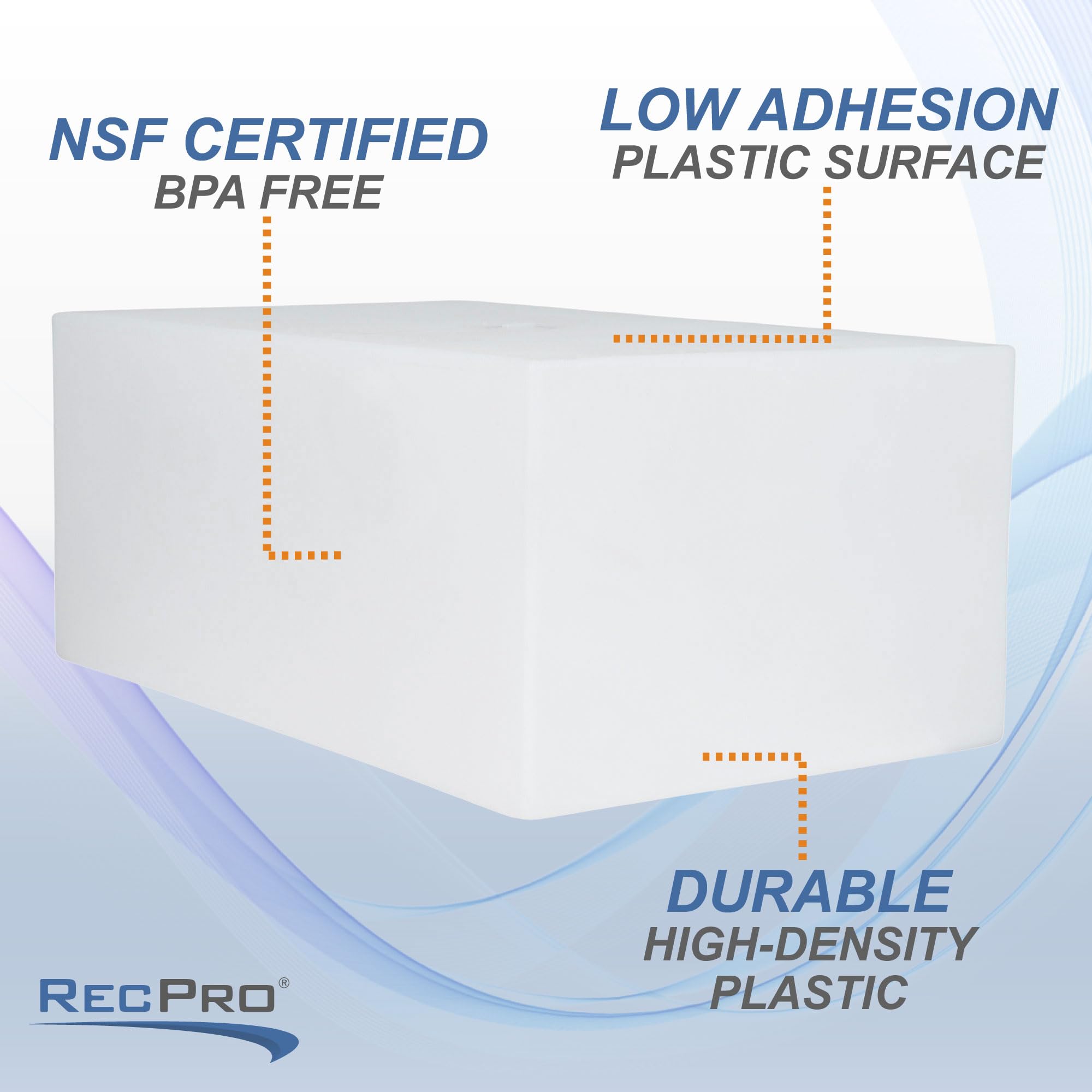 RecPro 25 Gallon RV Water Tank 27 3/4" x 17 3/4" x 12" | 0129W | Fresh Water Tank | Gray Water Tank | Made in America