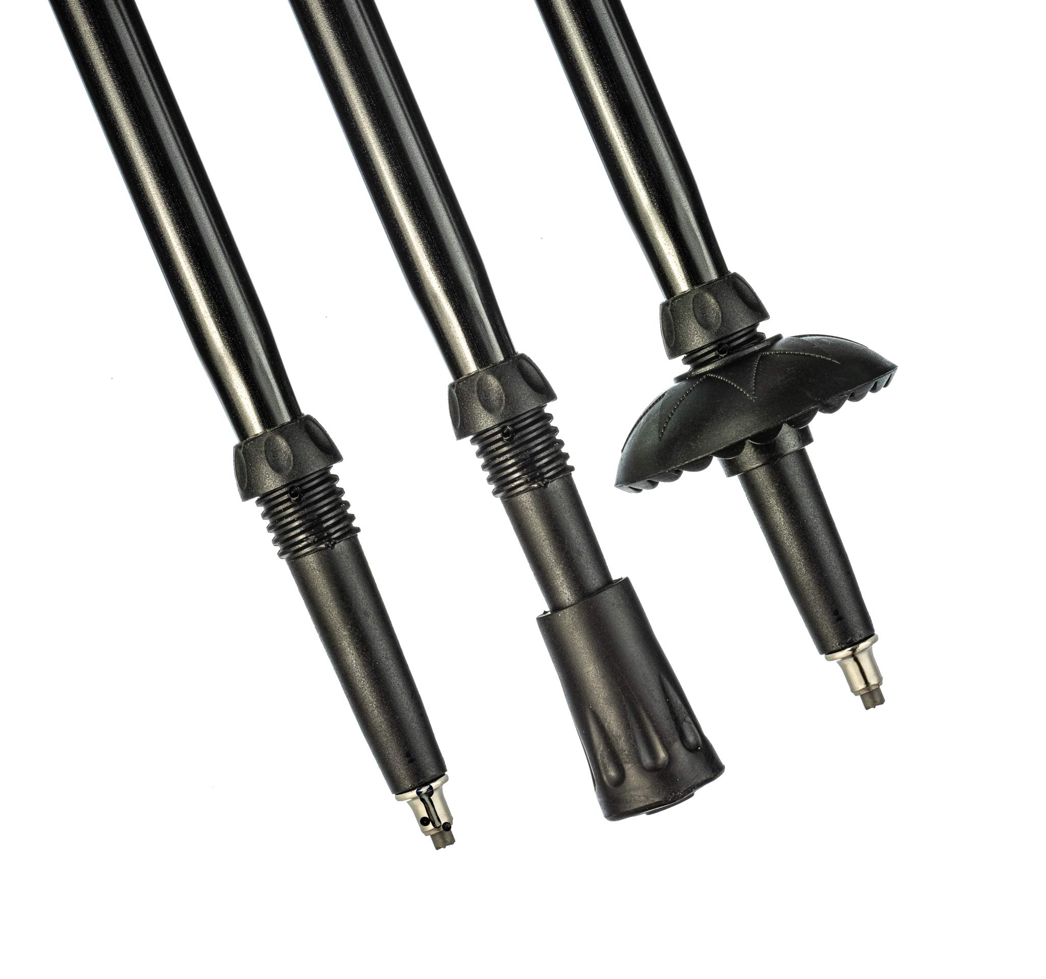 SE Survivor Series Collapsible Aluminum 60� Walking/Hiking Stick with Rifle and Camera Mount - WS9HS-60
