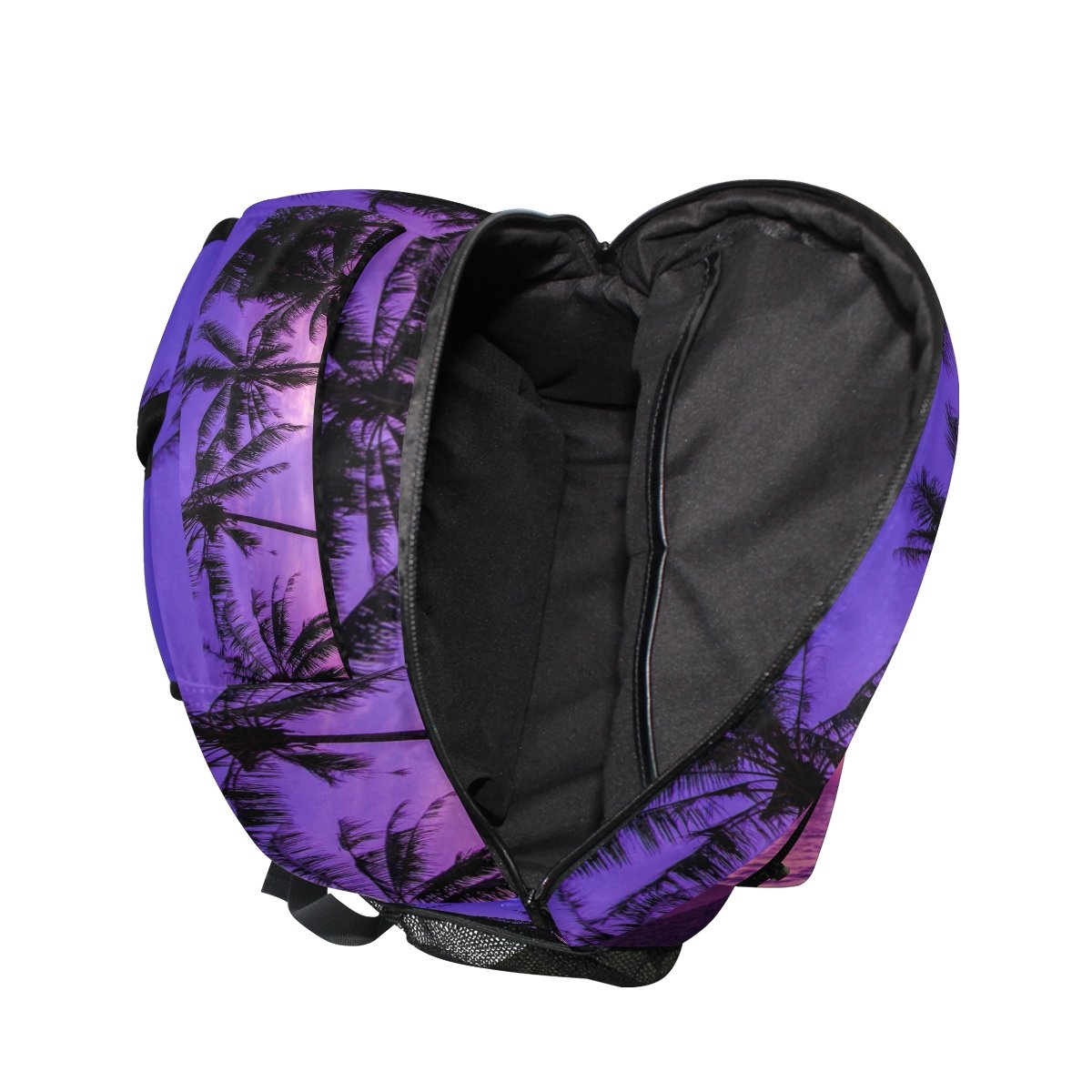 TropicalLife Hawaiian Palm Tree Ocean Theme Backpacks Bookbag Shoulder School Computer Hiking Gym Travel Casual Travel Daypack