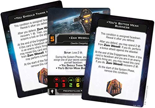 Star Wars X-Wing 2nd Edition Miniatures Game Jango Fett's Slave I EXPANSION PACK - Strategy Game for Adults and Kids, Ages 14+, 2 Players, 45 Minute Playtime, Made by Atomic Mass Games