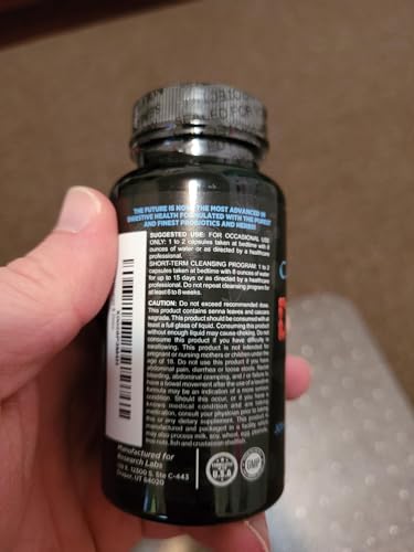 Research Labs 15 Day Colon Cleanse & Detox for Less Bloat Flat Tummy w/Probiotics - 2 Fer 1 - Constipation Relief - Flushes Toxins, Boosts Energy. Clinically Researched Safe and Effective Formula