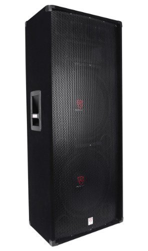 Rockville RSG15.24 Dual 15” 3000 Watt 3-Way 4-Ohm Passive DJ/Pro Audio Speaker