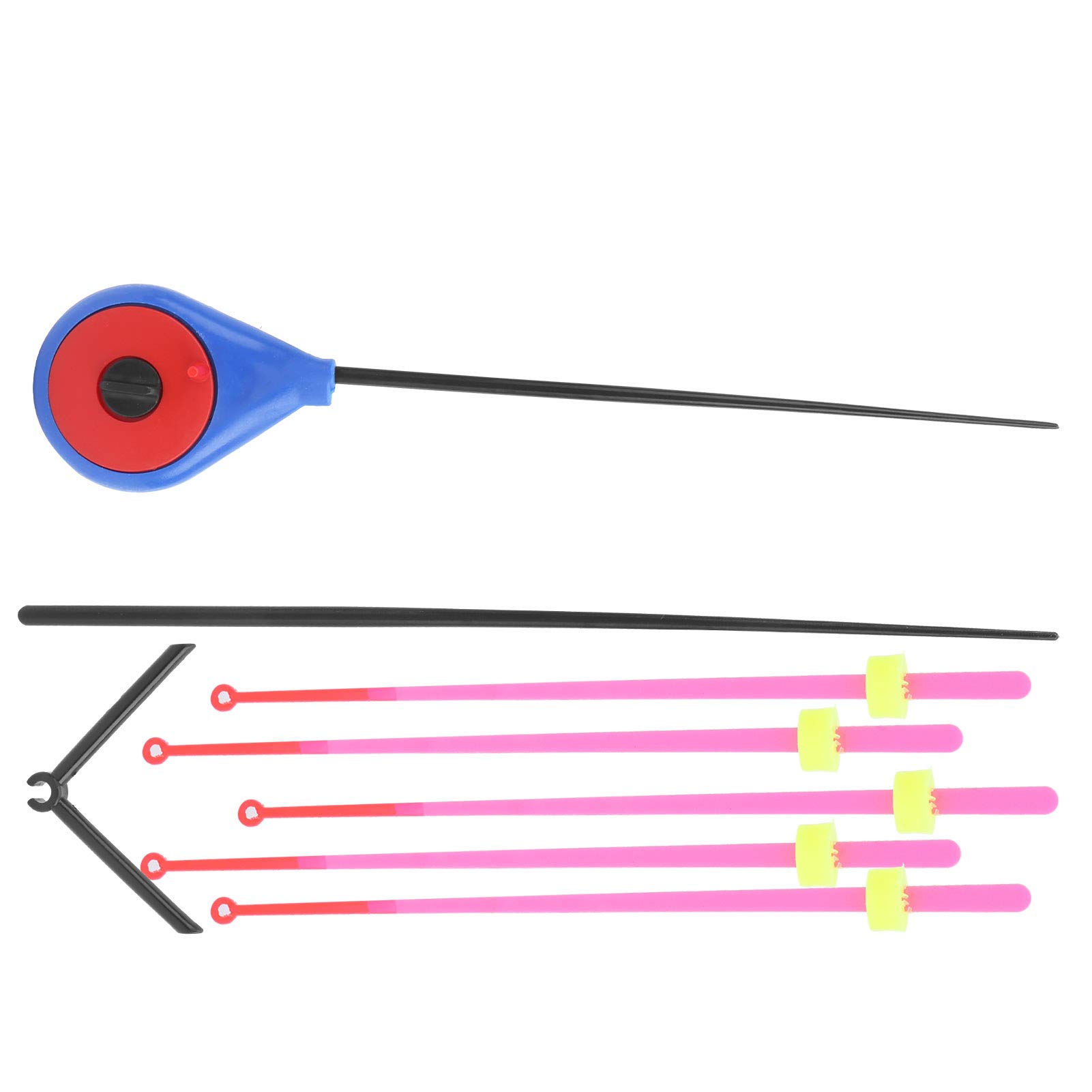 Yeuipea Fishing Pole Accessories Kit Rod, Mini Winter Ice Fishing Pole Accessories Kit Rod Tip Front Extension Section Fishing Tool(12cm)