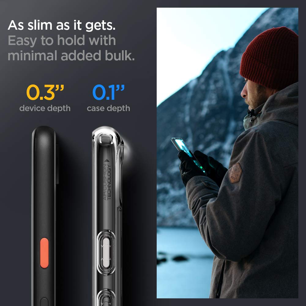 Spigen Ultra Hybrid Designed for Google Pixel 4a Case (2020) [NOT Compatible with Pixel 4a 5G] - Crystal Clear