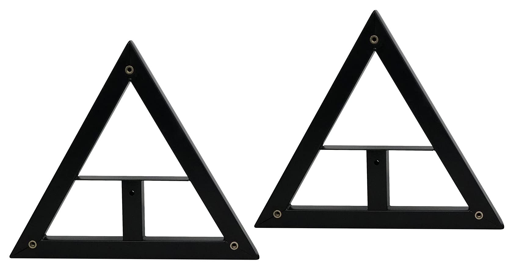 Rockville RVSM1 Pair of Near-Field Studio Monitor Stands w/ Adjustable Height,Black
