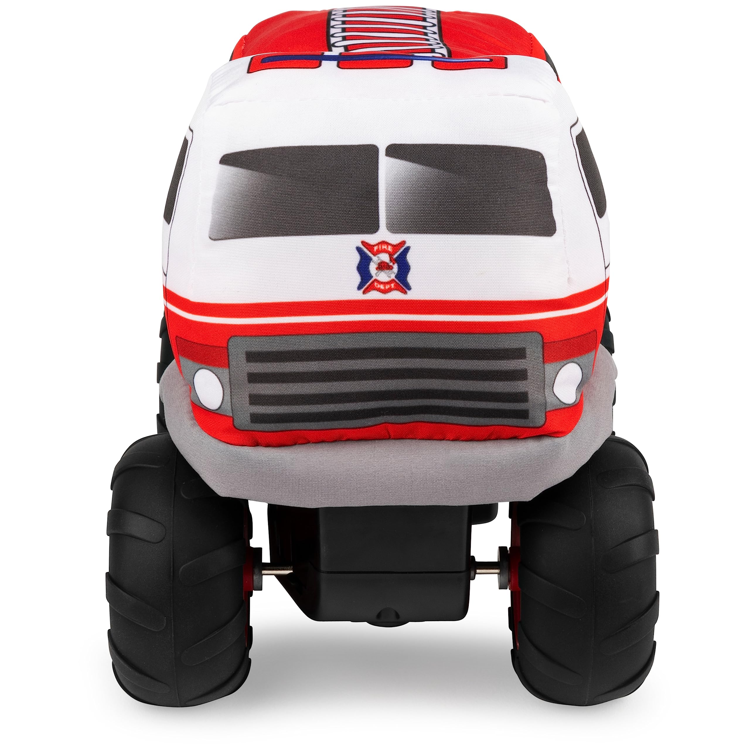 Spin Master Plush Power RC, Remote Control Fire Truck with Soft Body and 2-Way Steering, for Kids Aged 3 and up