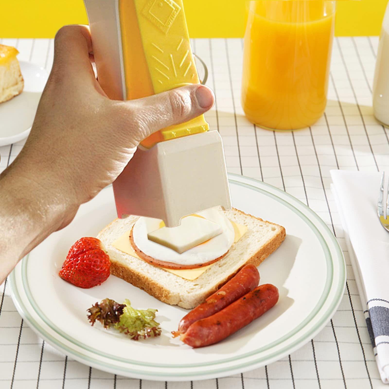 Xnchhou Portable Stick Butter Slices Squeeze Dispenser Convenient Stores Butter Slicer Toast Shredder Chocolate Home Kitchen Cooking Accessories Tools Butter Slicer Gadgets 2023