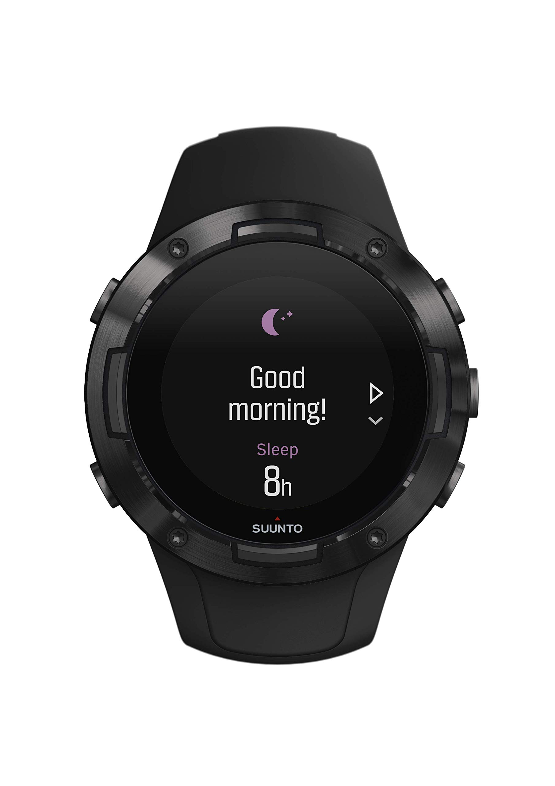 Suunto 5 Lightweight and Compact GPS Sports Watch with 24/7 Activity Tracking and Wrist-Based Heart Rate, All Black, One Size, Strap