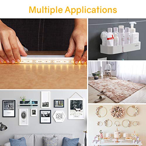 SummerBrite Double Sided Tape Heavy Duty, Double Sided Adhesive Mounting Tape,1Inx16Ft,Super Strong Two Sided Adhesive Foam Tape