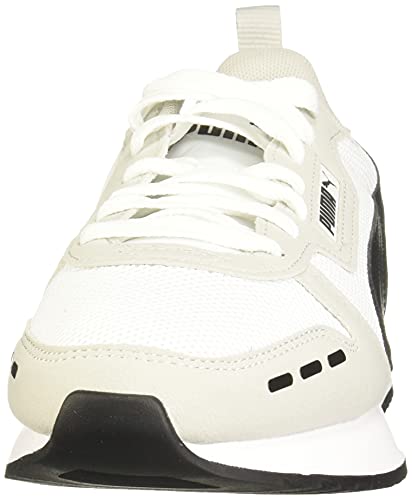 PUMA Mens R78 Sneaker, PUMA Mens White-Gray Violet-PUMA Mens Black, 8.5