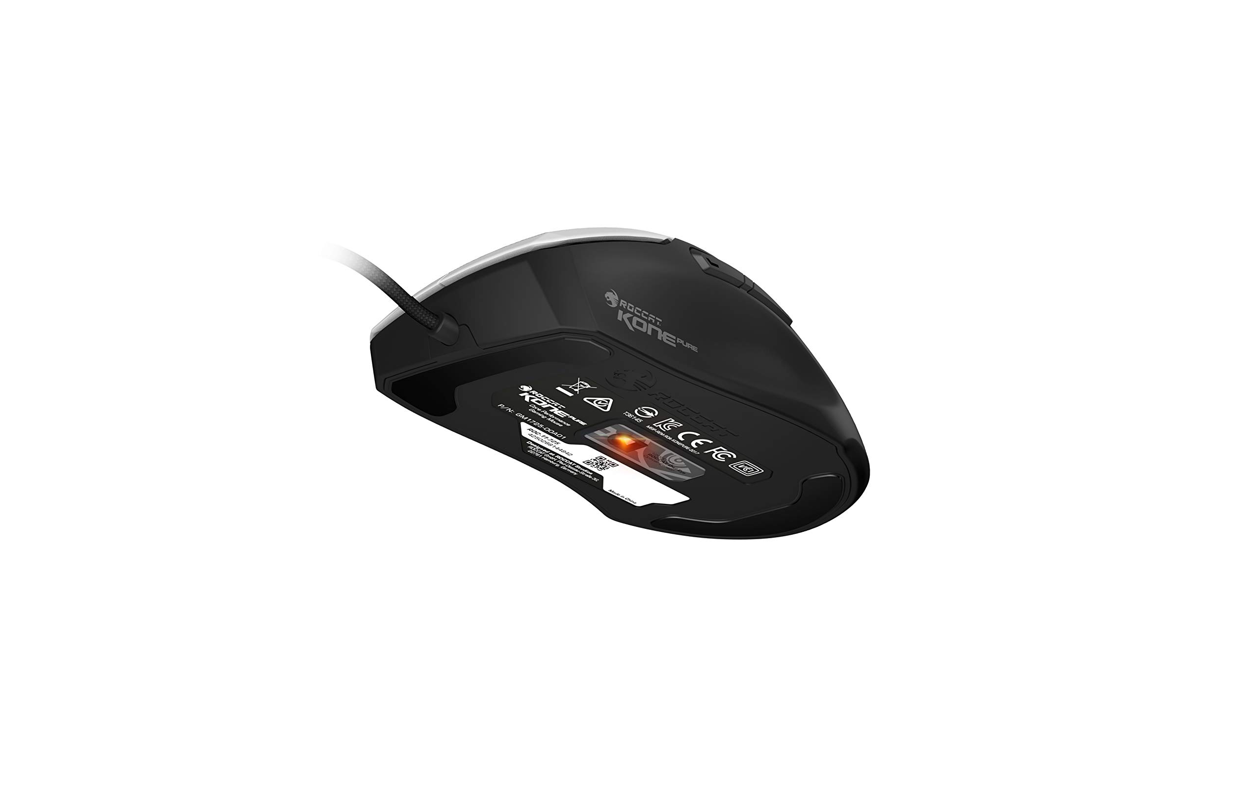 ROCCAT KONE Pure Owl-Eye β Optical RGB Gaming Mouse, White (ROC-11-725-WE)