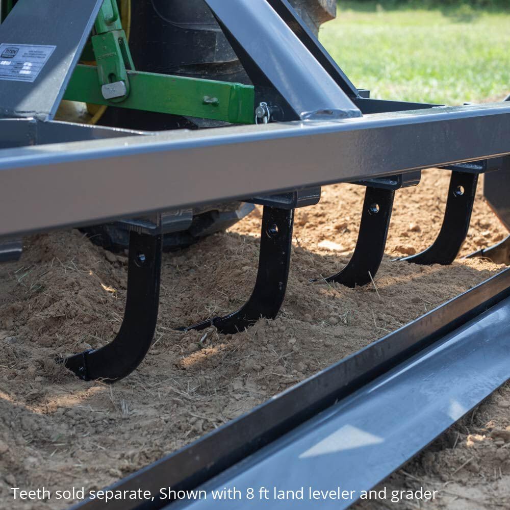 Titan Attachments 6 FT Land Leveler and Grader for 3 Point Tractor Fits Cat 1 and Cat 2