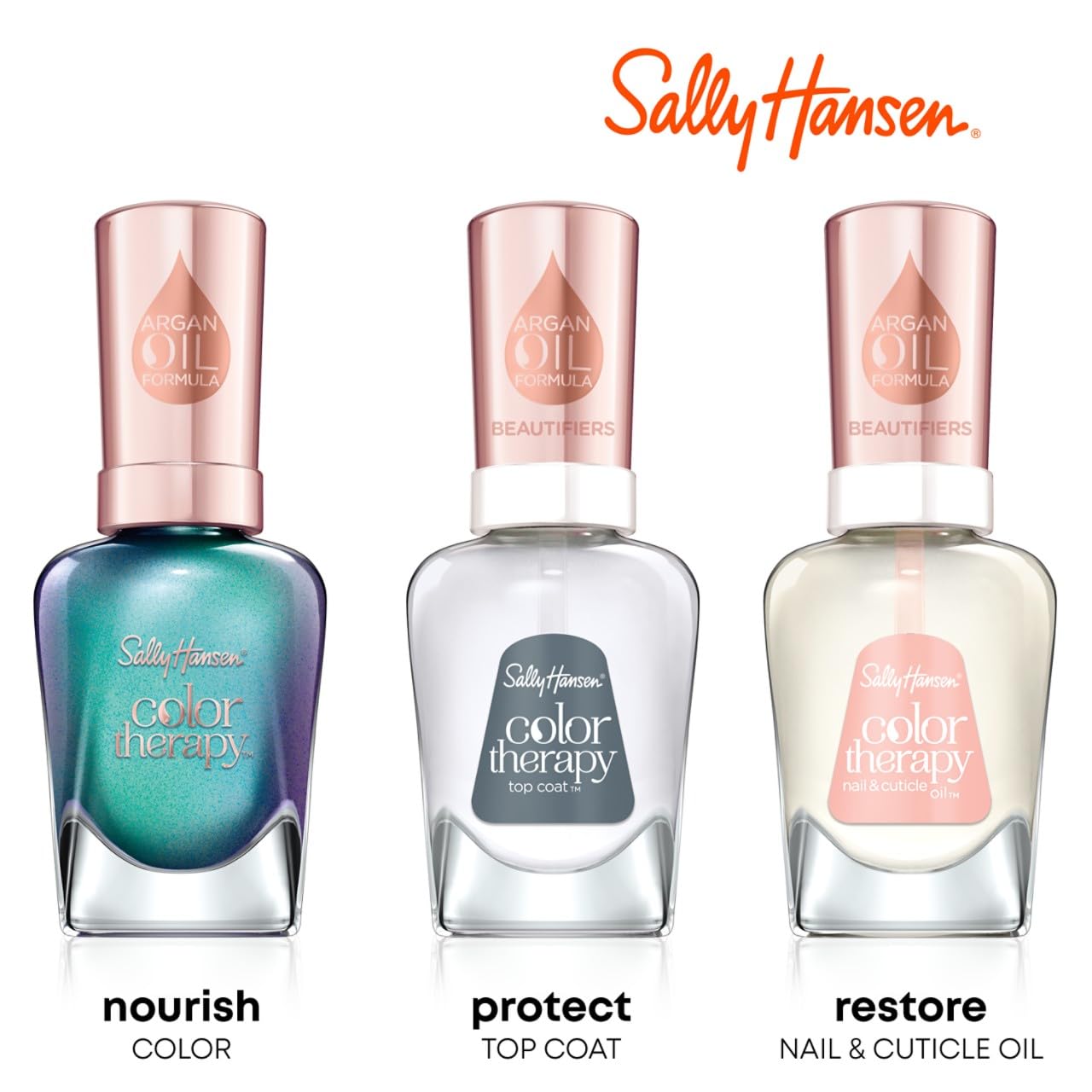 Sally Hansen Color Therapy, Pomegratitude, Pack of 1