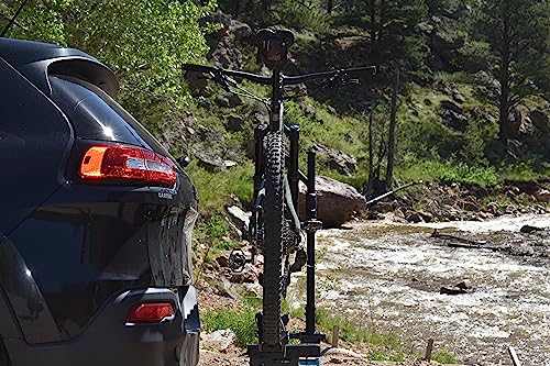 RockyMounts MonoRail Solo 1-Bike (2" &1.25") Expandable Platform Hitch Bicycle Rack