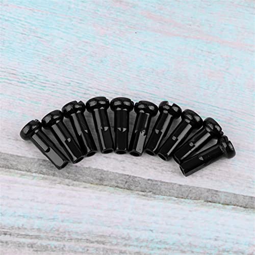 WICKYPRINCE Bike Spoke Nipples 10 Pack Spoke Nipples Ends for Mountain Road Bikes 14 G Spokes Protector Guards (Color : Yellow)