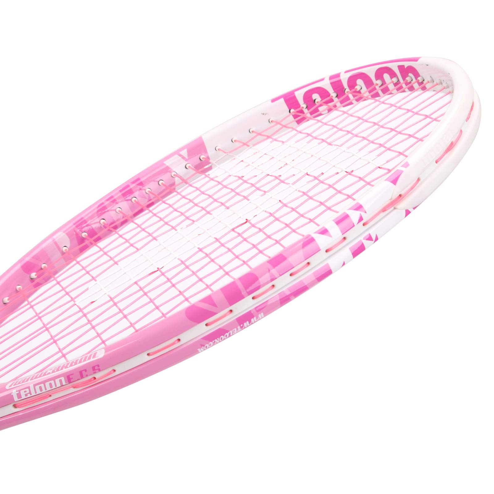 Teloon Space Tennis Rackets for Adults (Pink)