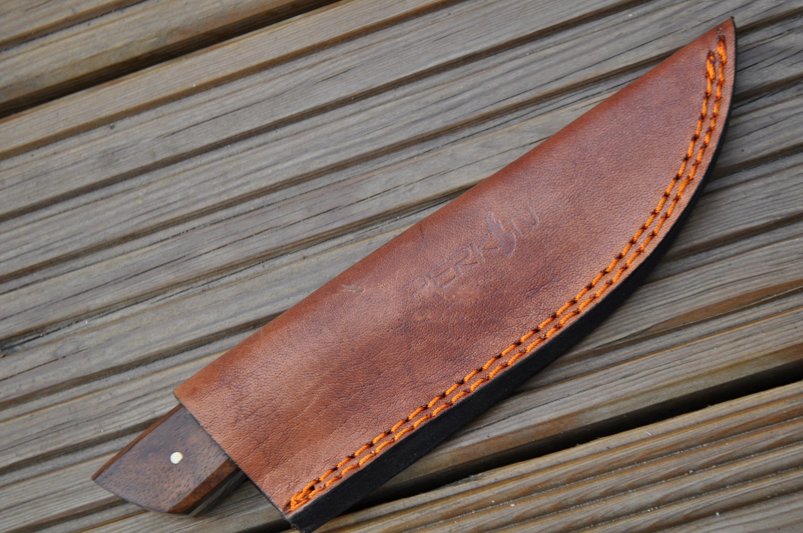 Perkin Knives - Handmade Hunting Knife With Sheath- Work of Art
