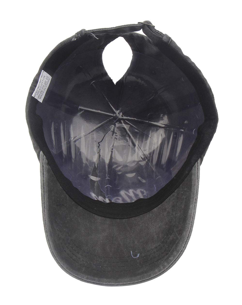 Splash Brothers Customized Mom Life Heart Ponytail Hats for Women, Funny Adjustable Washed Cotton 3D Embroidered Baseball Cap for Mom Mama Grandma