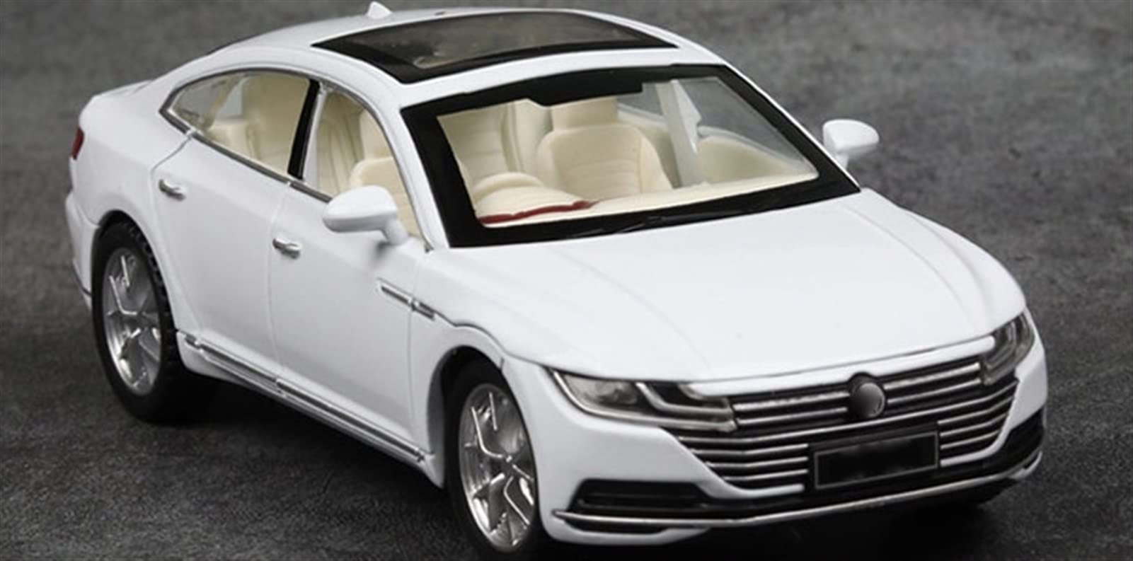 ZSQCVB 1:32 for VW-CC for Arteon Alloy Simulation Diecast Sound and Light Pull Back Toy Die Casting Car Model Boy Gift Ornament