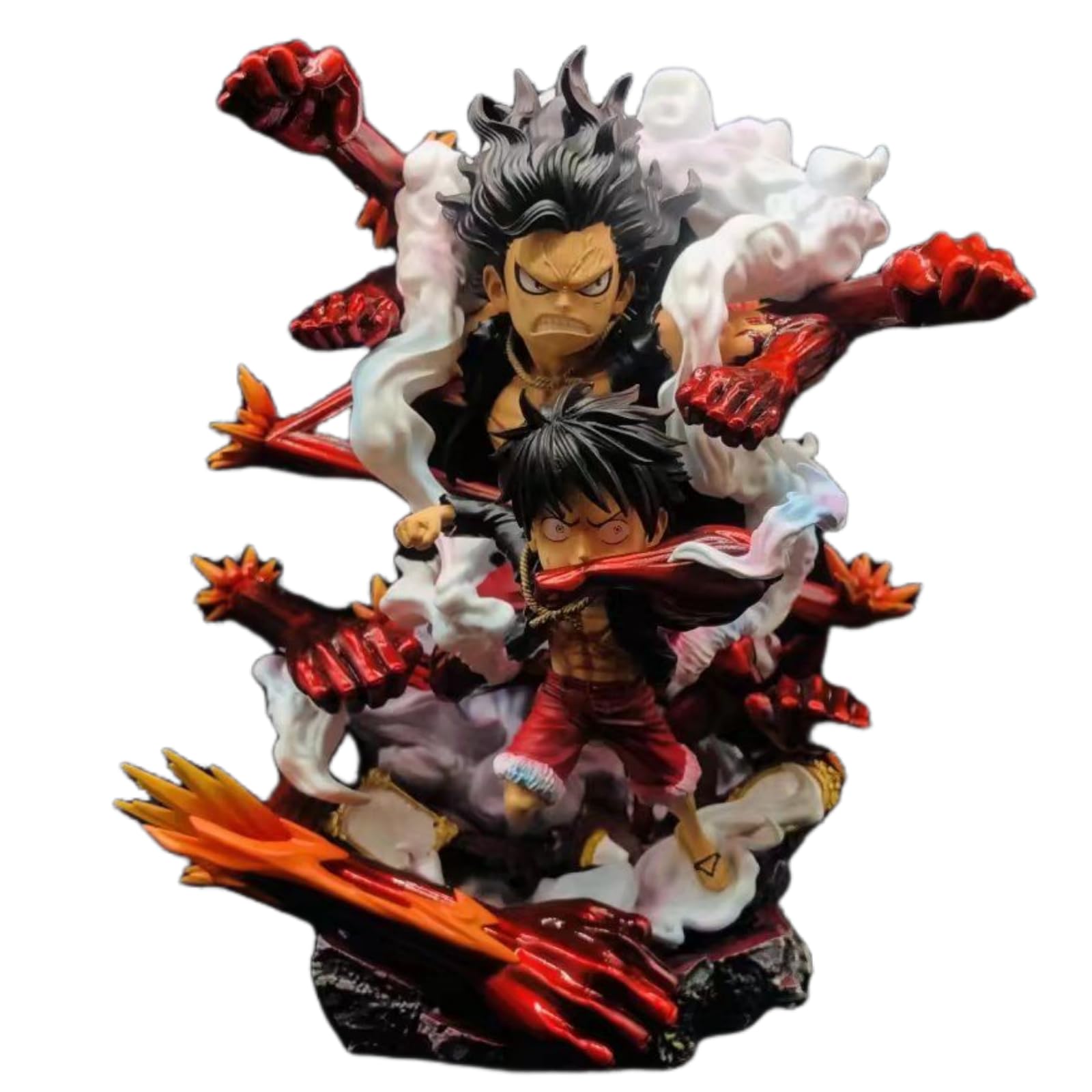 Qekazciet Action Figure The Snake Man Luffy Collectible Model Toy Statue Decoration Ornaments Gift 16cm