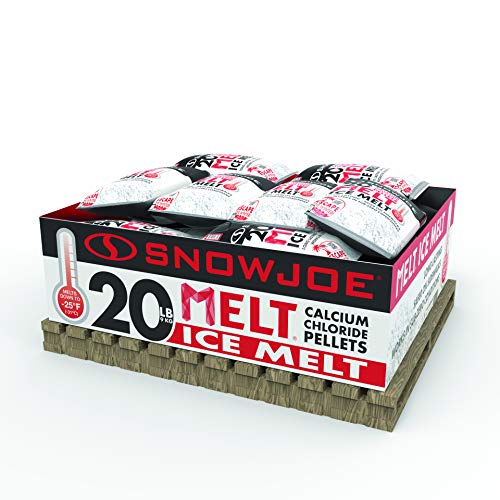 Snow Joe MELT20CPP 20-Pound 94% Pure Calcium Chloride Ice Melt Pellets