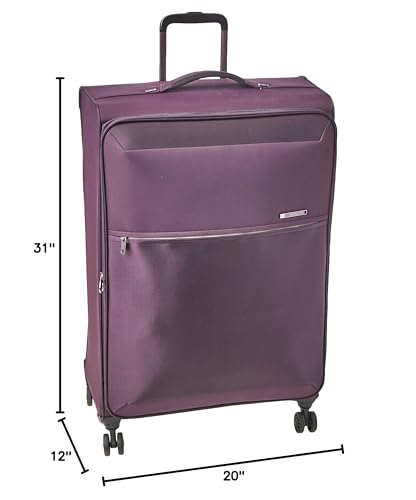 Samsonite 72H DLX Spinner Ladies Large Purple Polyamide Luggage Bag TSA Approved DC6081003