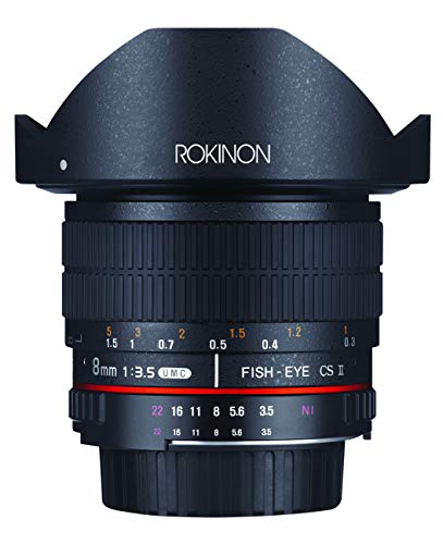 Rokinon 8mm f/3.5 HD Fisheye Lens
