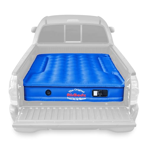 Pittman Outdoors PPI 102 AirBedz Original Truck Bed Air Mattress for 6'-6.5' Full Sized Short Truck Bed, Blue