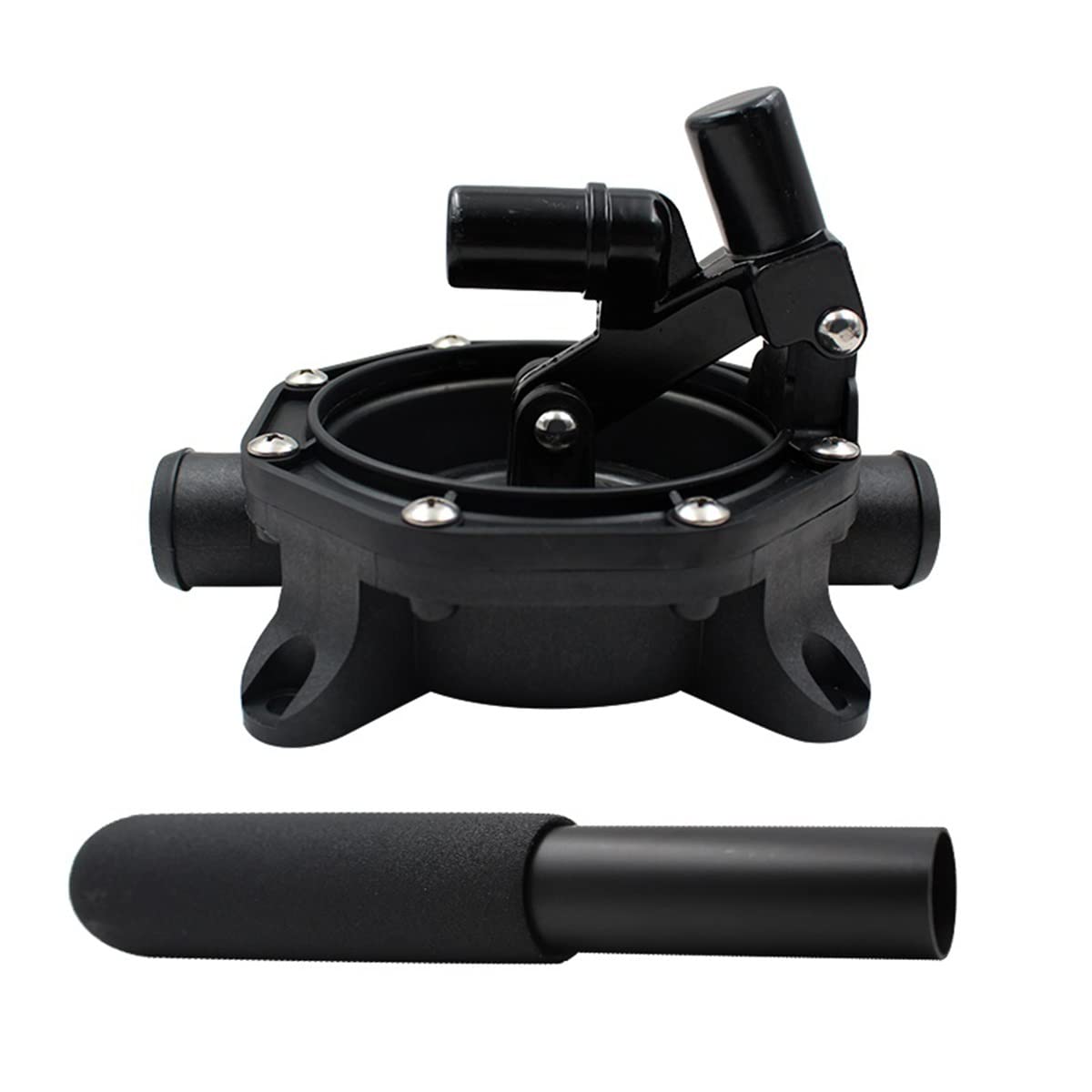XuuSHA Hand Bilge Pump 720GPH Aluminum Handle Water Pump Plastic Marine Boat Manual Bilge Diaphragm Water Pump Bilge Pump Automatic