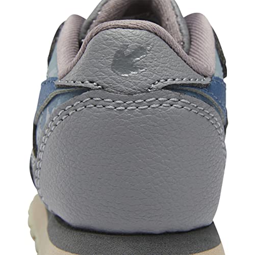 Reebok Boy's Classic Leather Sneaker, Jurassic World/Grey/Teal Fog/Brave Blue, 3.5 Big Kid