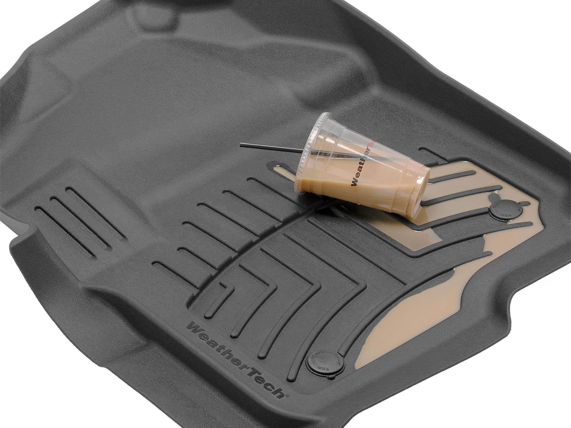 WeatherTech FloorLiner HP Custom Fit Floor Mats for Colorado, Canyon - 1st Row (447511IM), Black