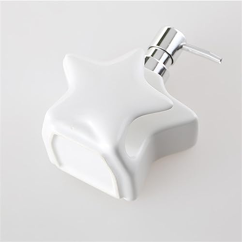 Soap Dispenser Star Shape Soap Dispenser, Soap Pump with Soap Holder for Massage Essential Oil Dish Soap Lotion, Empty Bottle with Pump Soap Pump Bottles