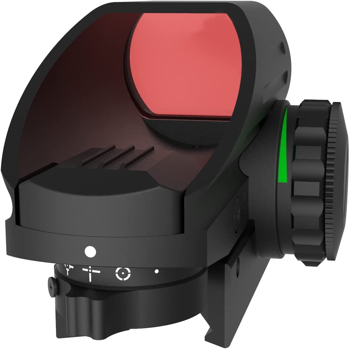 ZONGER Red Dot Sight, Red Green Reflex Sight Rifle Scope Dot Sight, Optic Sight Green dot Sight Sight Fit Picatinny and Weaver Rail