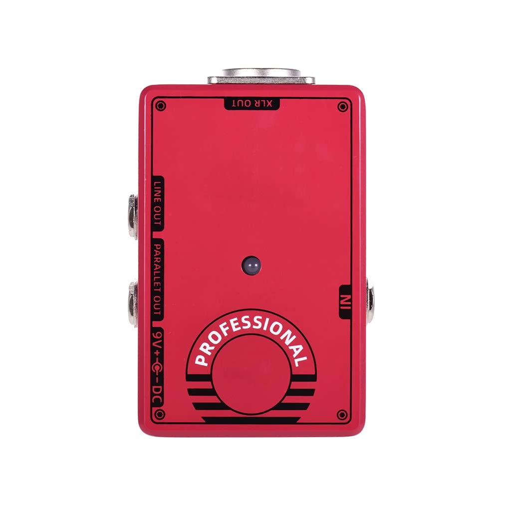 WYFDP D-7 Professional DI Box Guitar Effect Pedal with Ground Lift Switch XLR Out Guitar Pedal for Electric Guitar Accessories