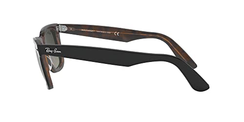 Ray-Ban RB2140 Original Wayfarer Square Sunglasses, Grey On Havana/Light Grey Gradient Dark Grey, 50 mm