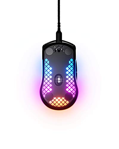 SteelSeries Aerox 3 - Super Light Gaming Mouse - 8,500 CPI TrueMove Core Optical Sensor - Ultra-lightweight Water Resistant Design - Universal USB-C connectivity