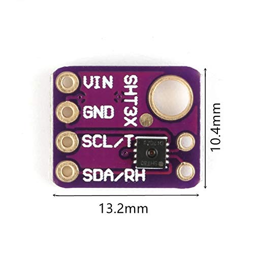 SUBALIGU SHT31-D Temperature and Humidity Sensor Breakout Digital Output T Module IIC I2C Interface 3.3V GY-SHT31-D Compatible with Arduino Raspberry Pi