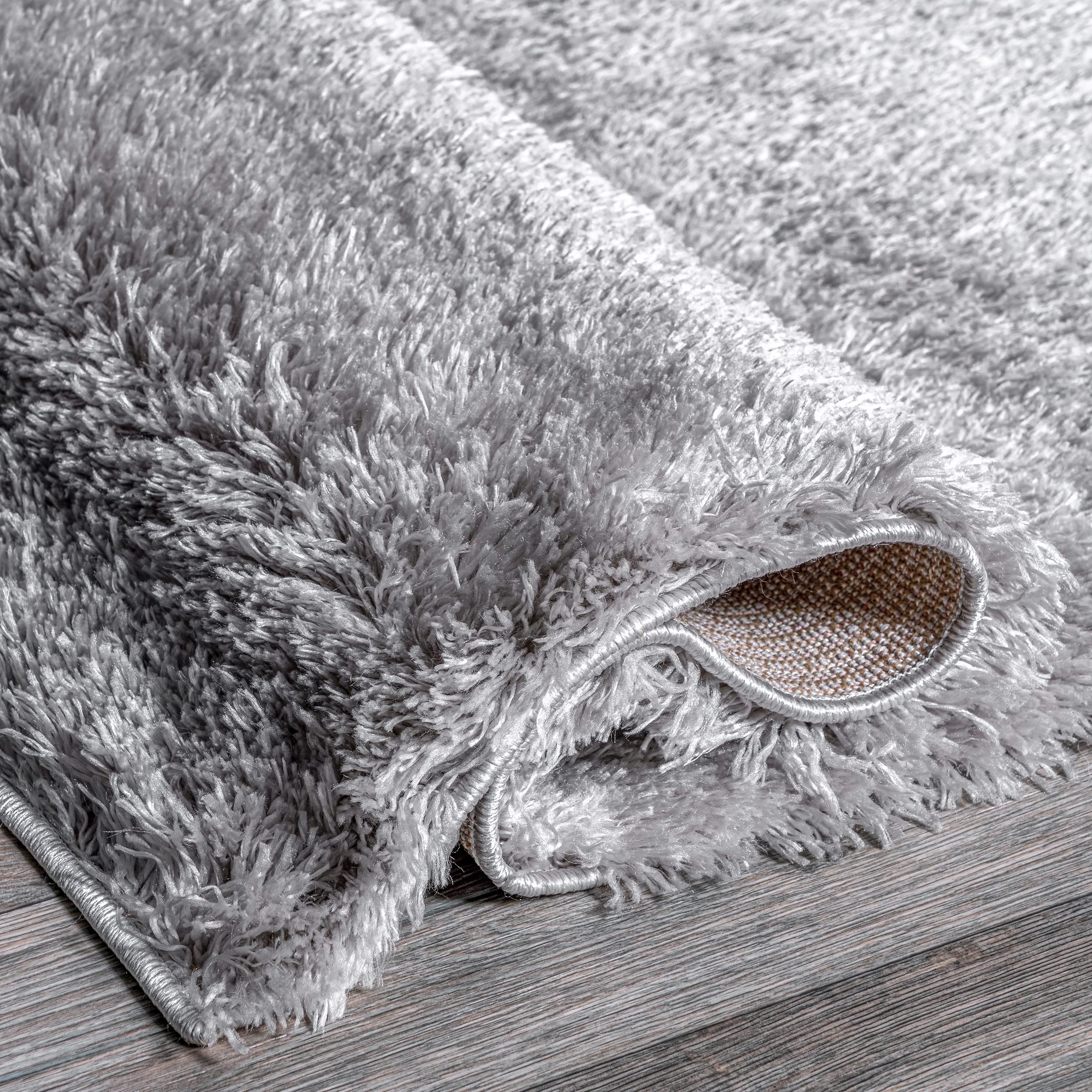 nuLOOM Gynel Contemporary Shag Area Rug, 8x10, Baby Pink