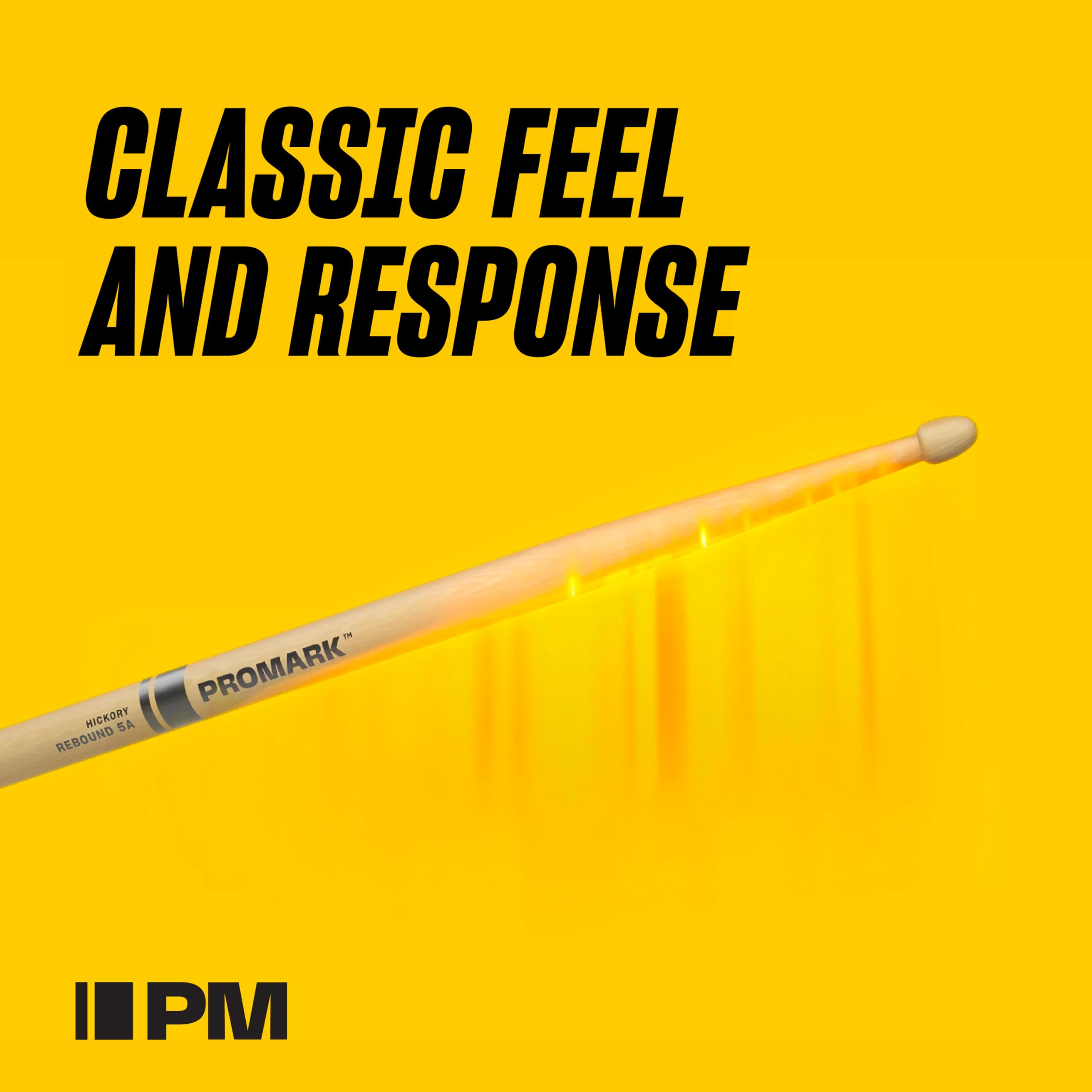 ProMark Drum Sticks - Mike Portnoy Drumsticks - ActiveGrip For Secure, Comfortable Grip - Gets Tackier As Your Hands Sweat - Active Grip Finish, Oval Wood Tip, Hickory Wood - 1 Pair