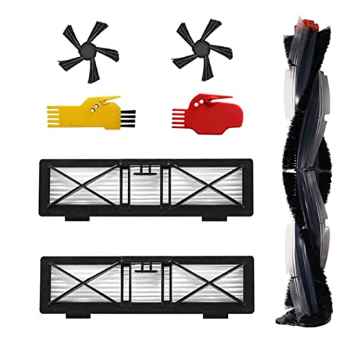 Roller 5-Armed Side Brush, Hepa Filter, .Compatible for Neato. D Series D70 D75 D80 D85 Connection D3 D5 D7 Vacuum Cleaner Parts (Color : Set 2)